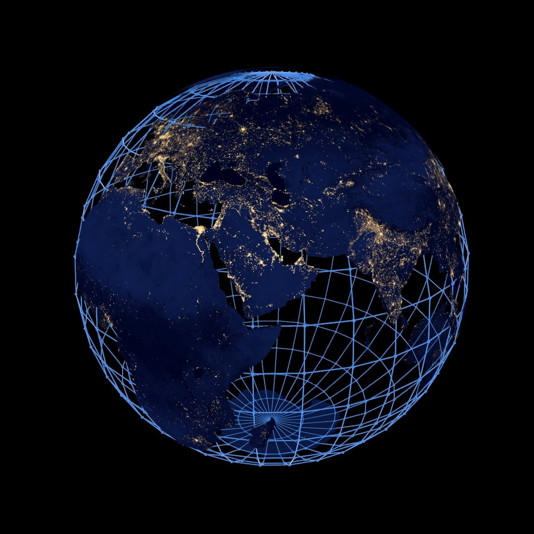 Digital Globe 3d Model
