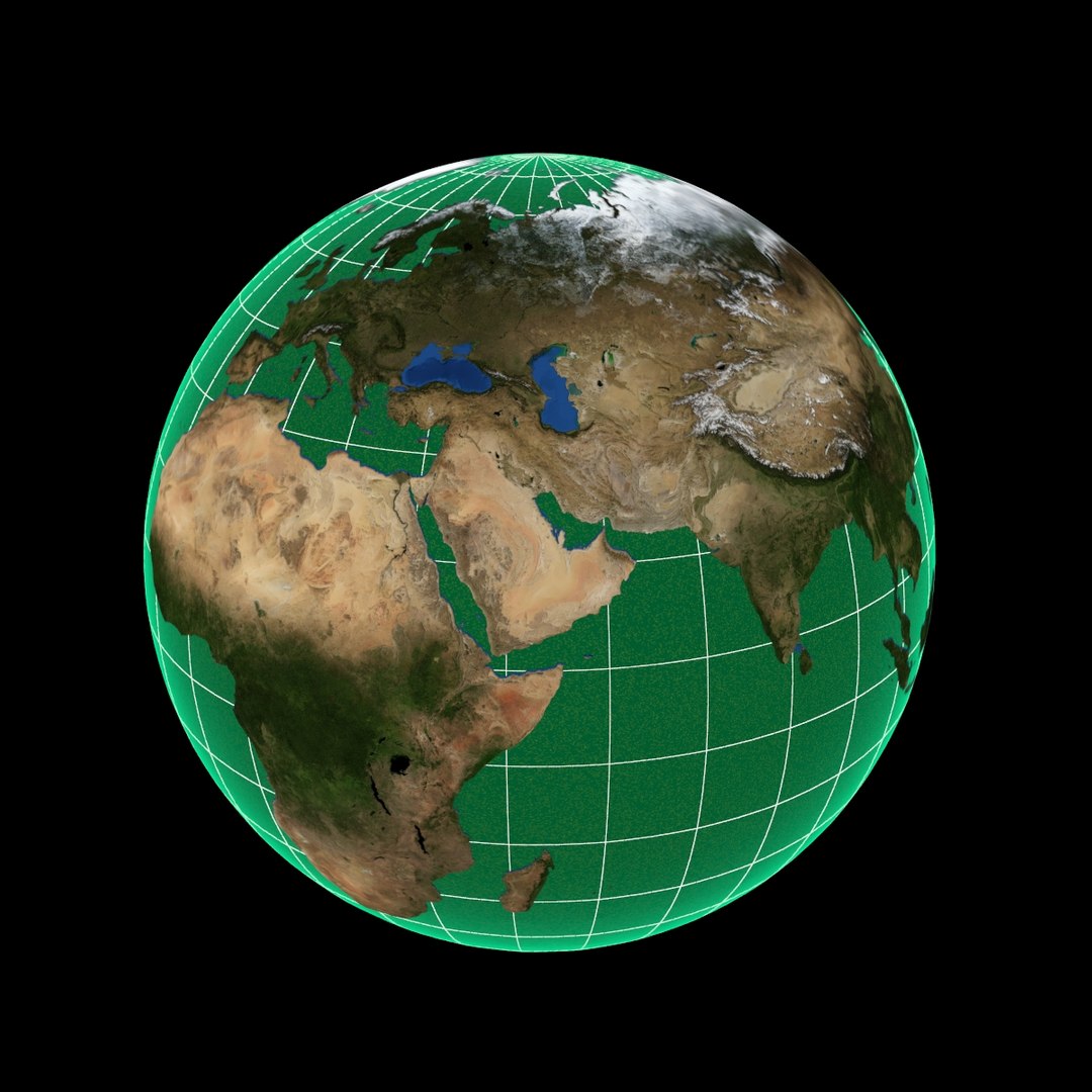 Digital Globe 3d Model