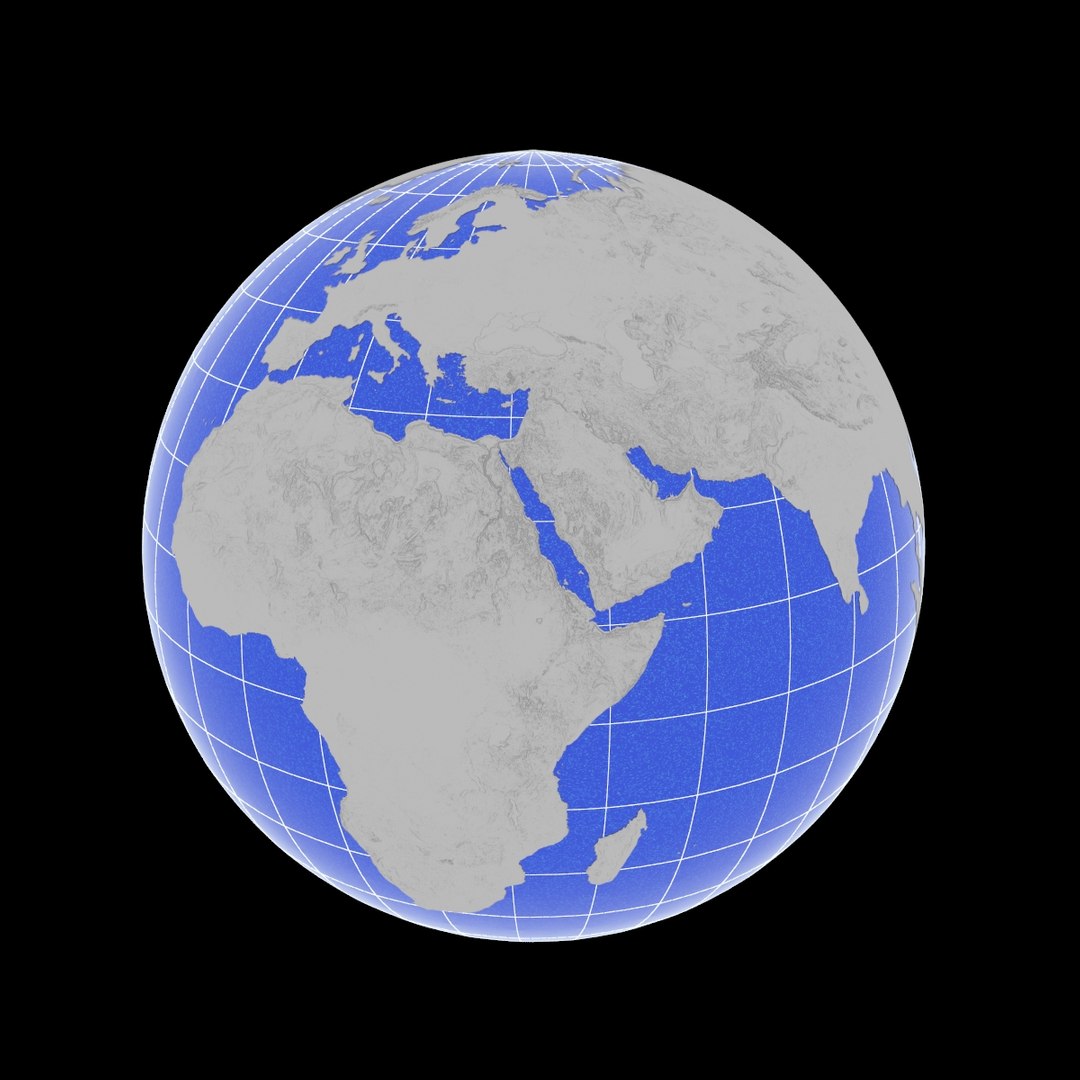 Digital Globe 3d Model