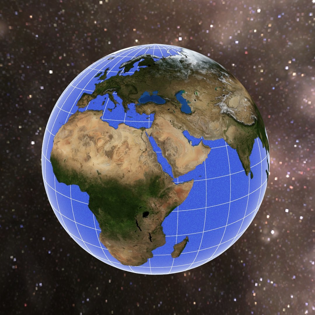 Digital Globe 3d Model