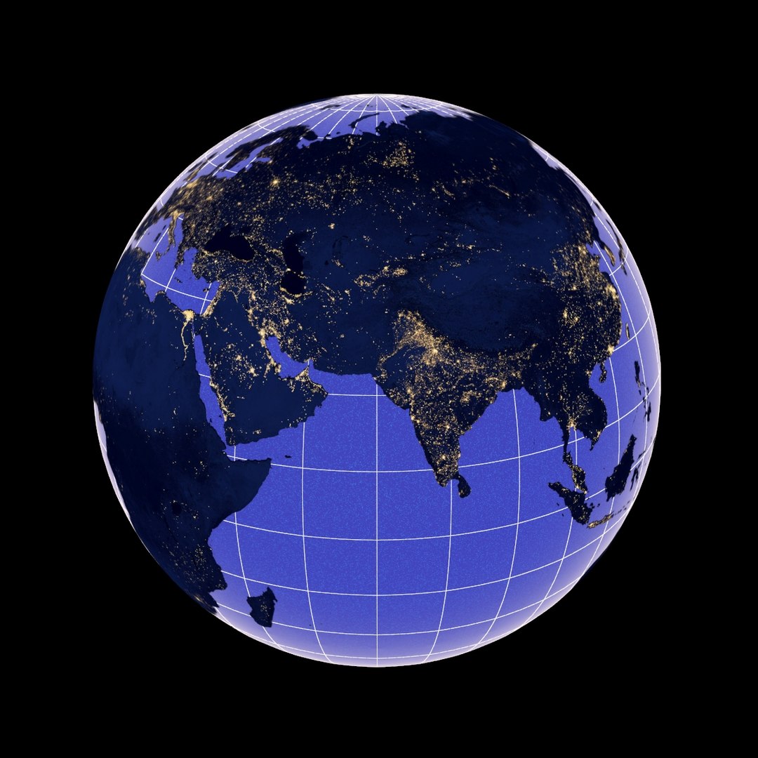 Digital Globe 3d Model
