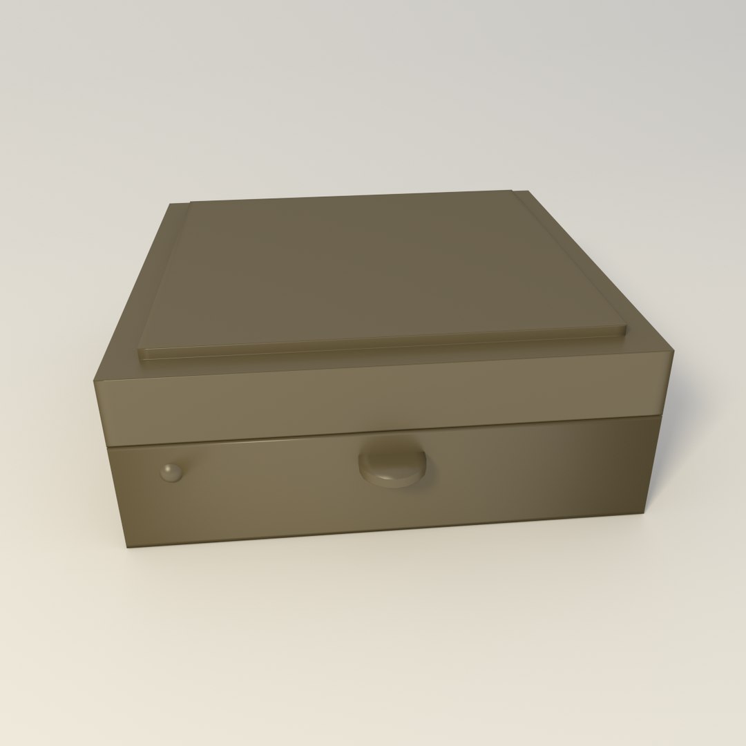 Pill Container 3d Model