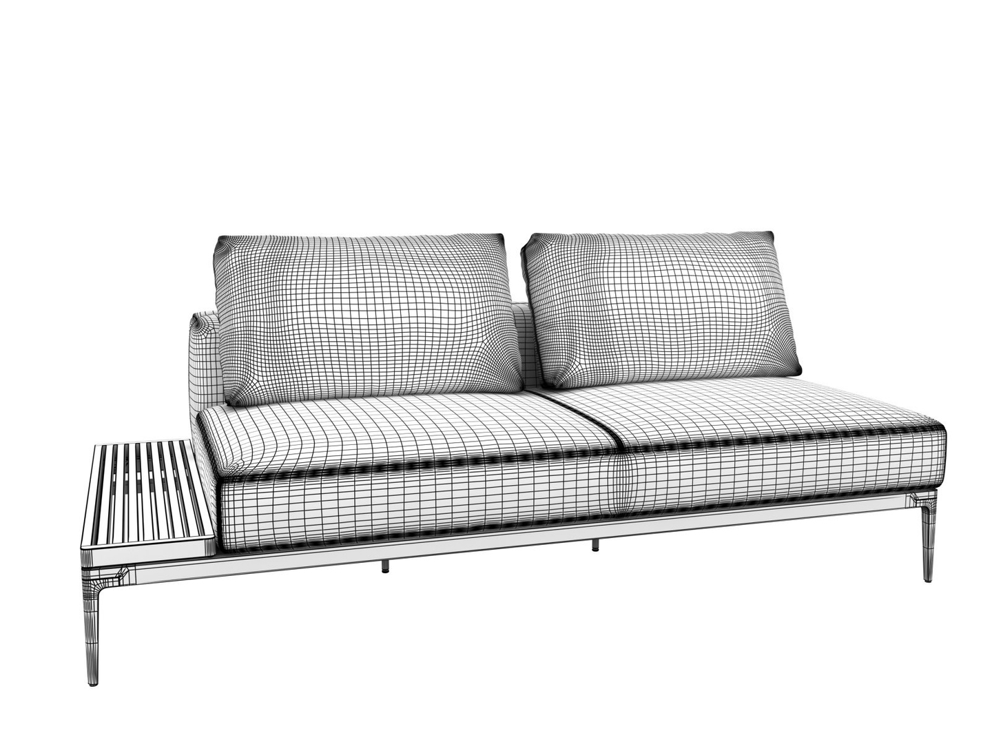 Grid seating elements 3D model - TurboSquid 1162072