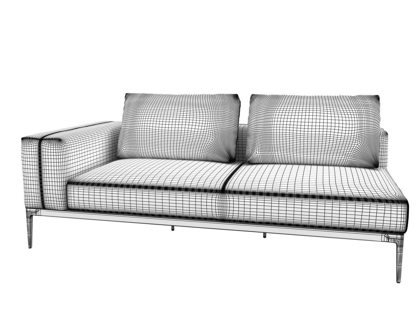 Grid Seating Elements 3D Model - TurboSquid 1162072