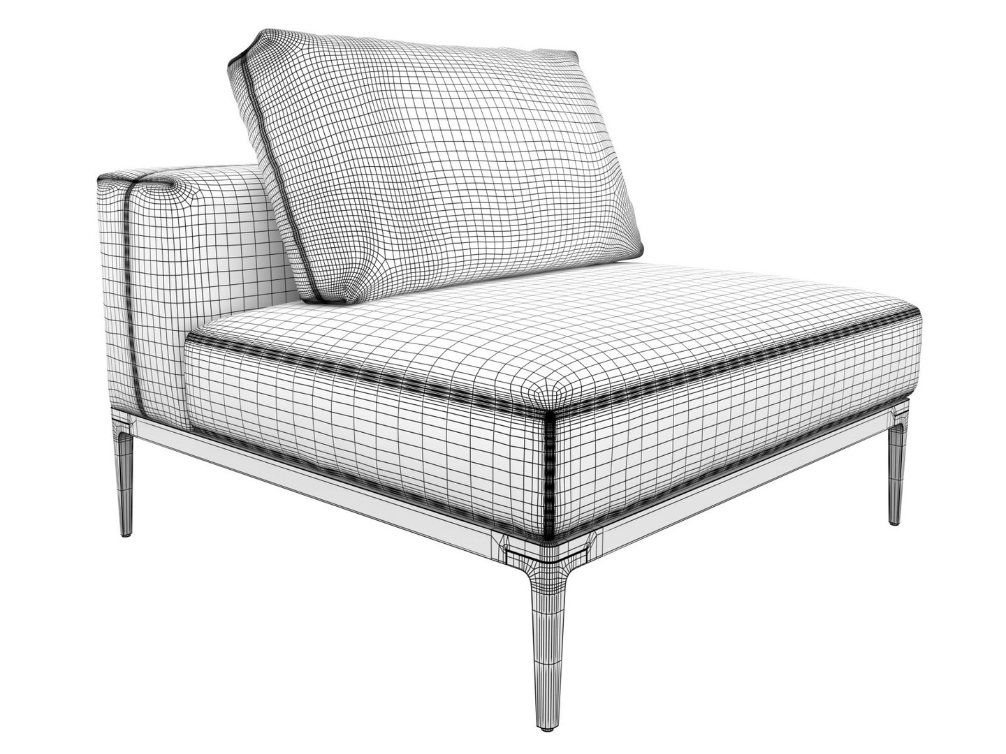 Grid Seating Elements 3D Model - TurboSquid 1162072