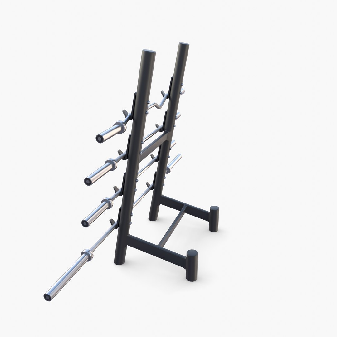Barbell Rack V2 3D Model - TurboSquid 1996408