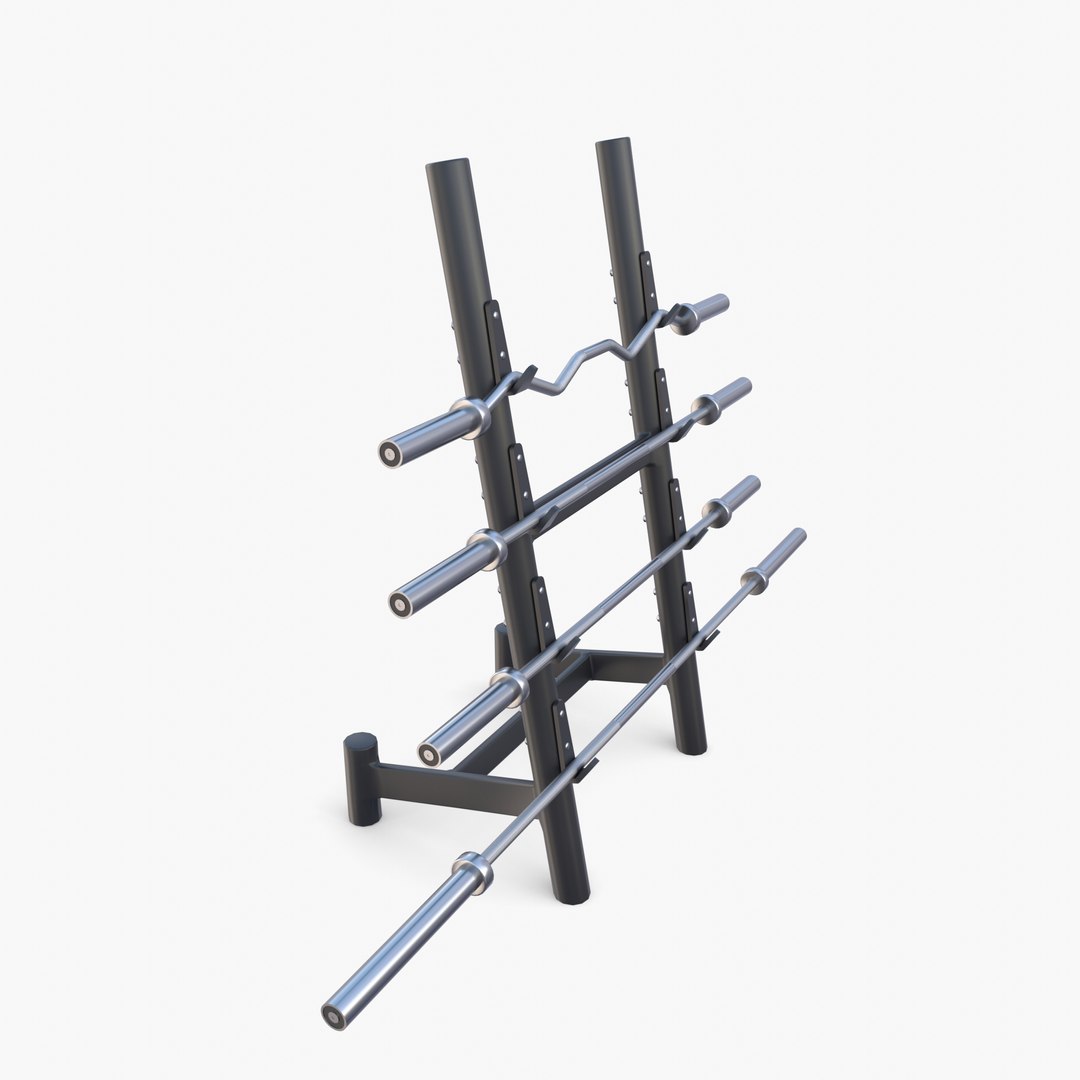 Barbell Rack V2 3D Model - TurboSquid 1996408