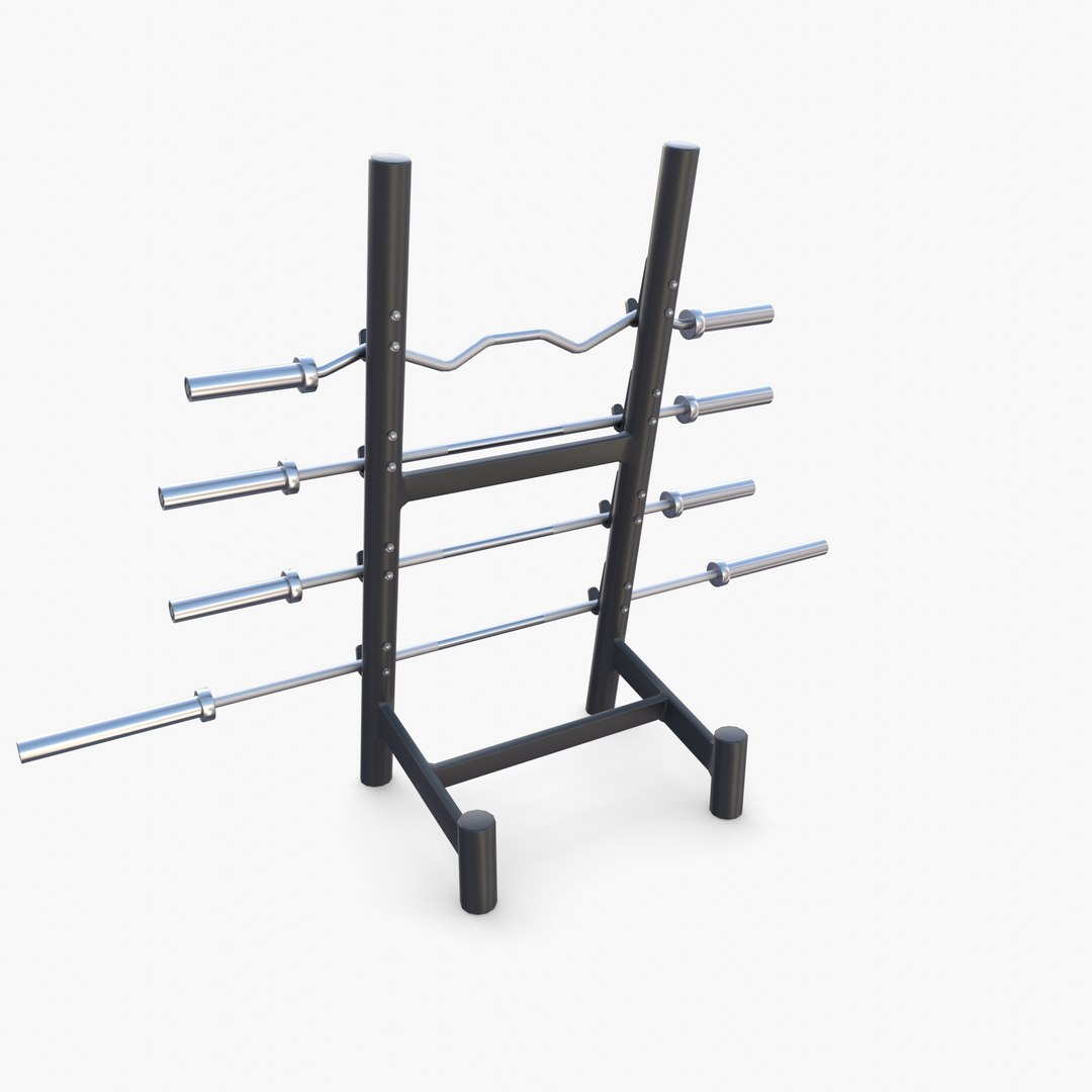 Barbell Rack V2 3D Model - TurboSquid 1996408