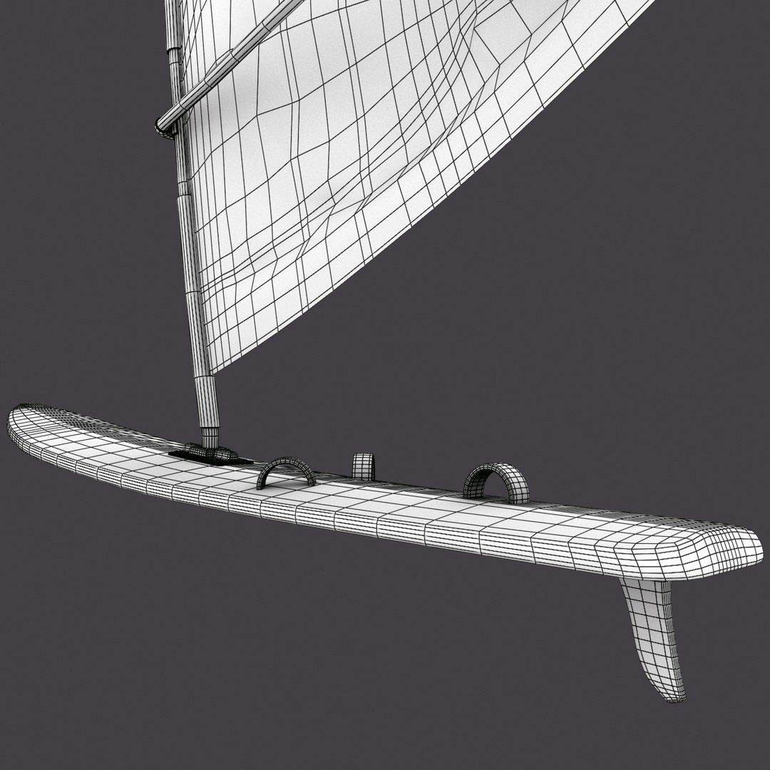 3ds Max Windsurfing Board