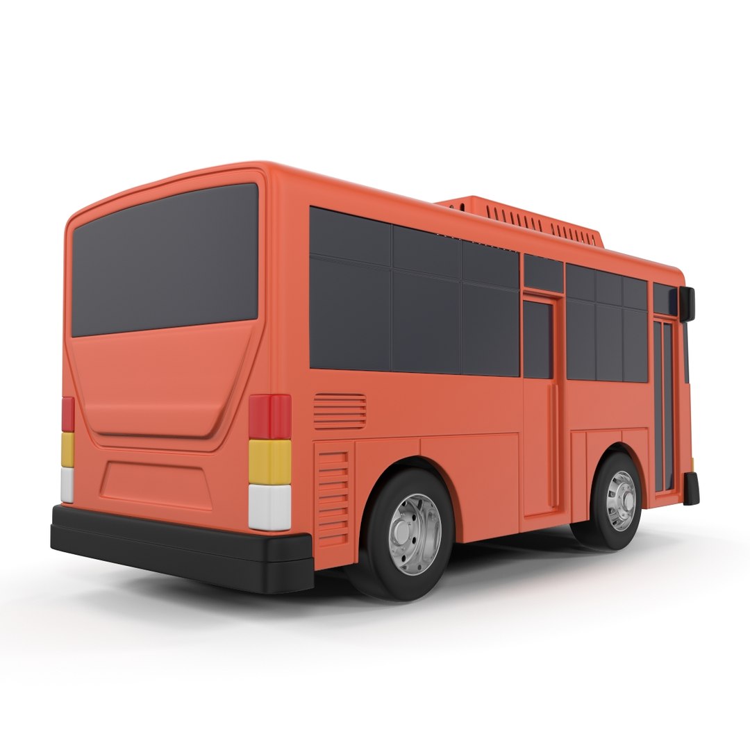 Bus Car Cartoon 3ds