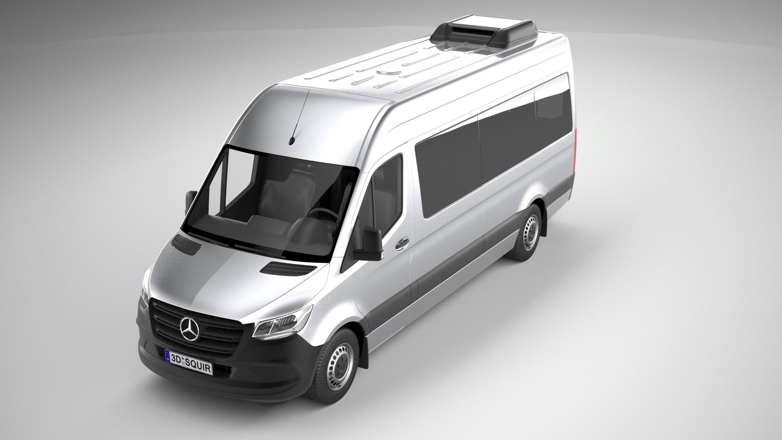 modèle 3D de Mercedes Sprinter passager L3H2 2019 - TurboSquid 1763674