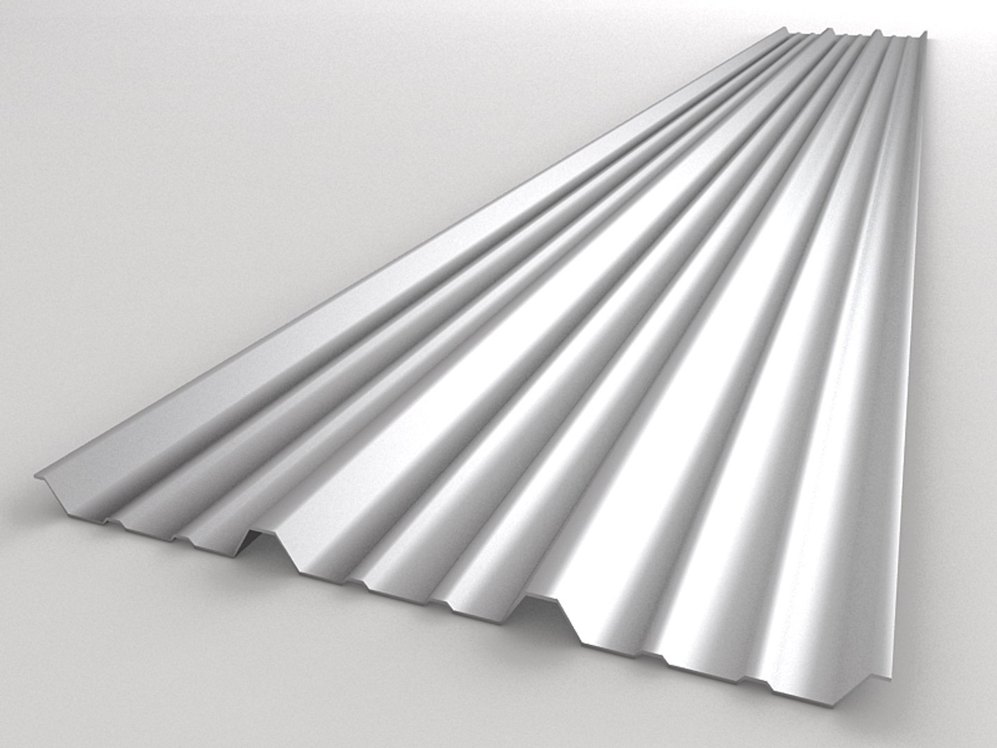 Metal Roof Sheet 3d Model