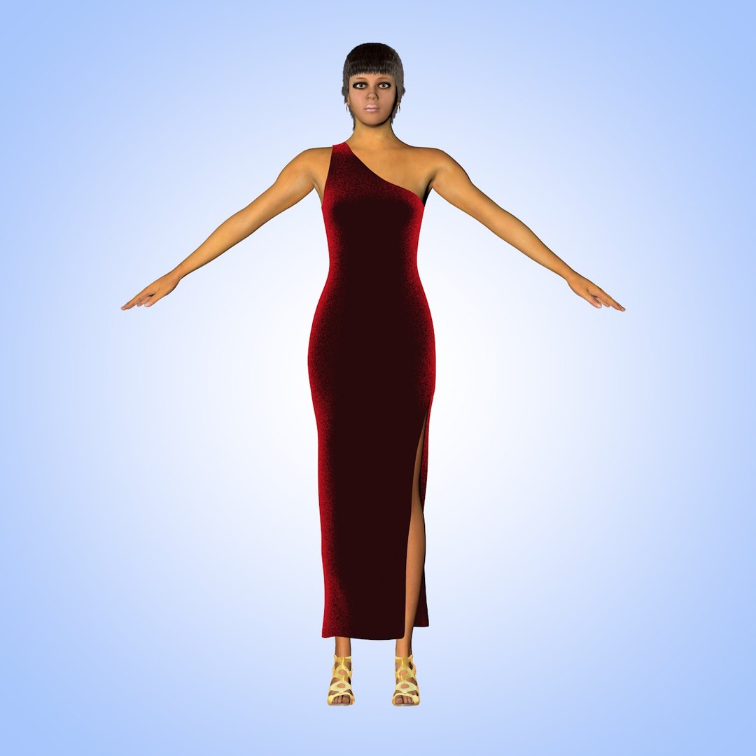 c4d female character michelle