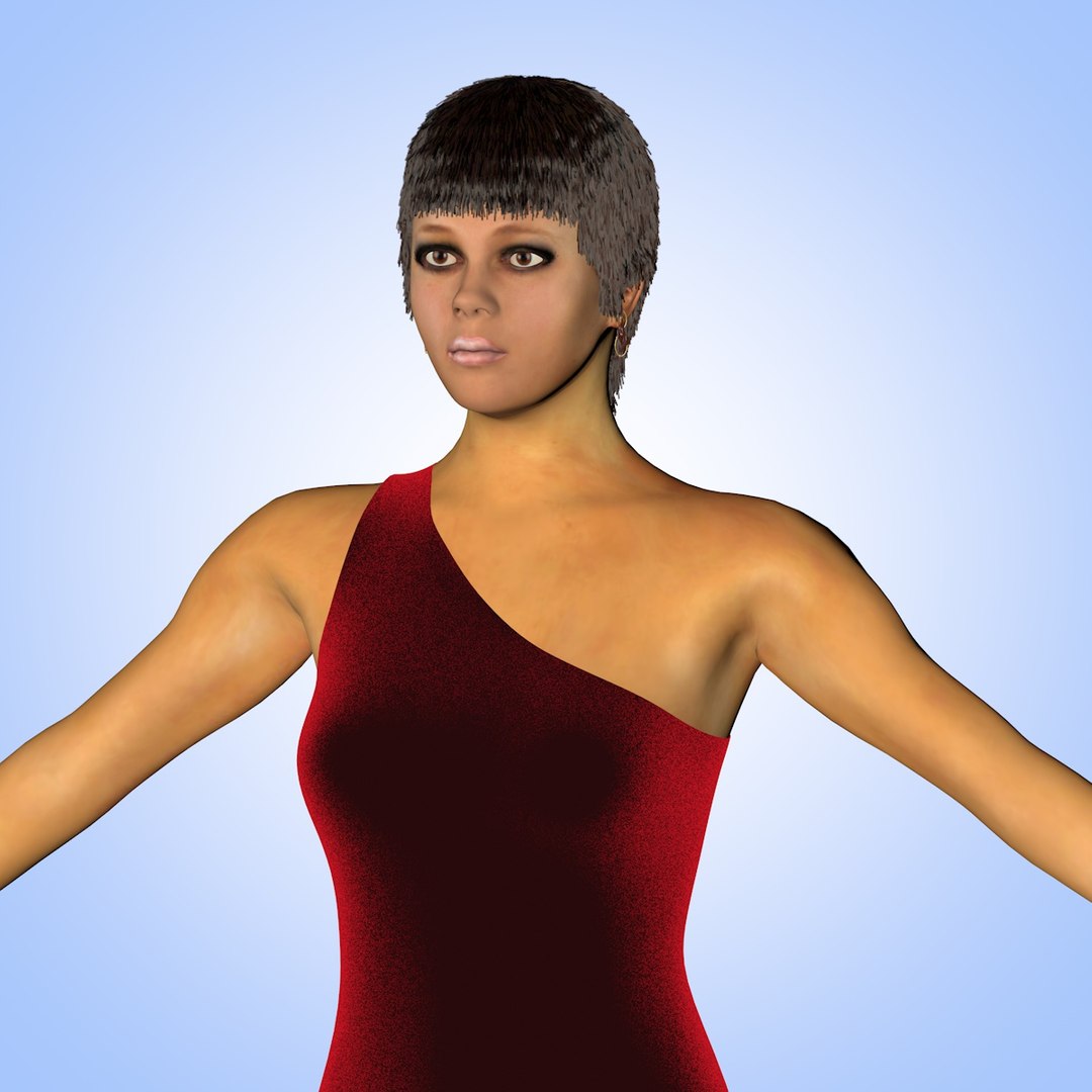 c4d female character michelle
