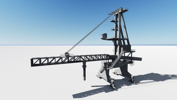 modelo 3d Grúa portuaria - TurboSquid 1113876