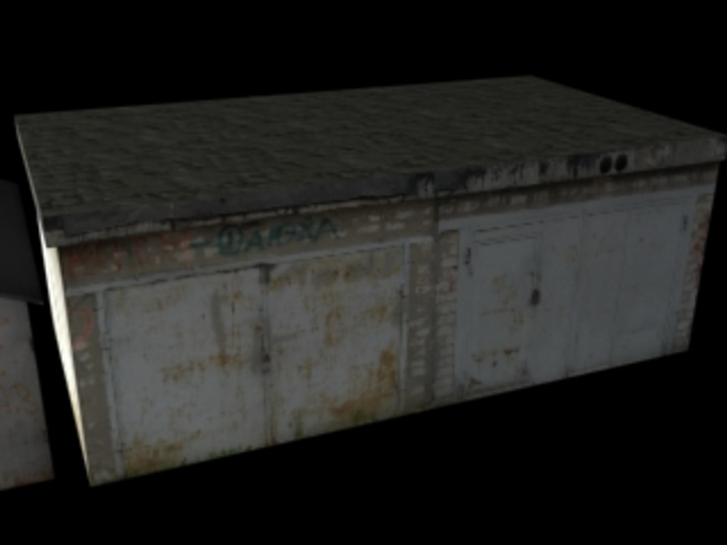 3ds Max Soviet Garages