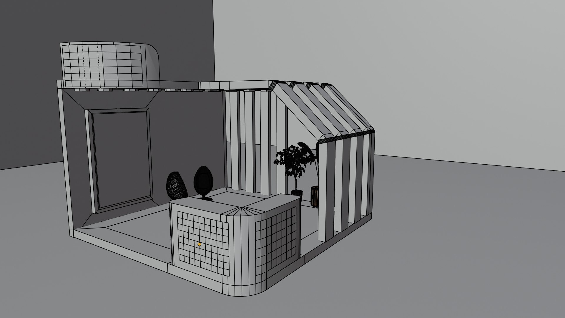 3D Booth Exhibition Model - TurboSquid 2047993