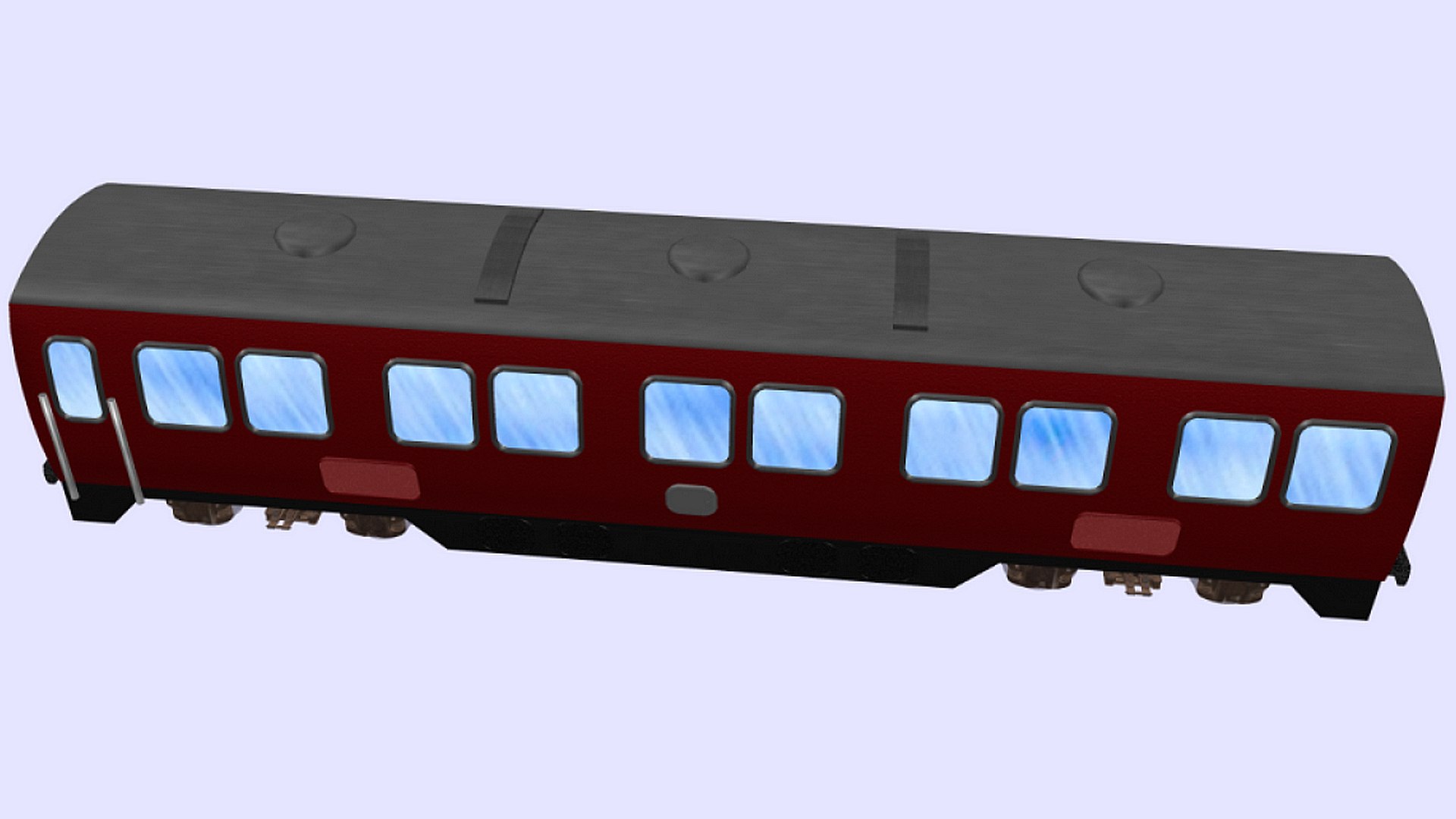 3D long db passenger wagon - TurboSquid 1708565