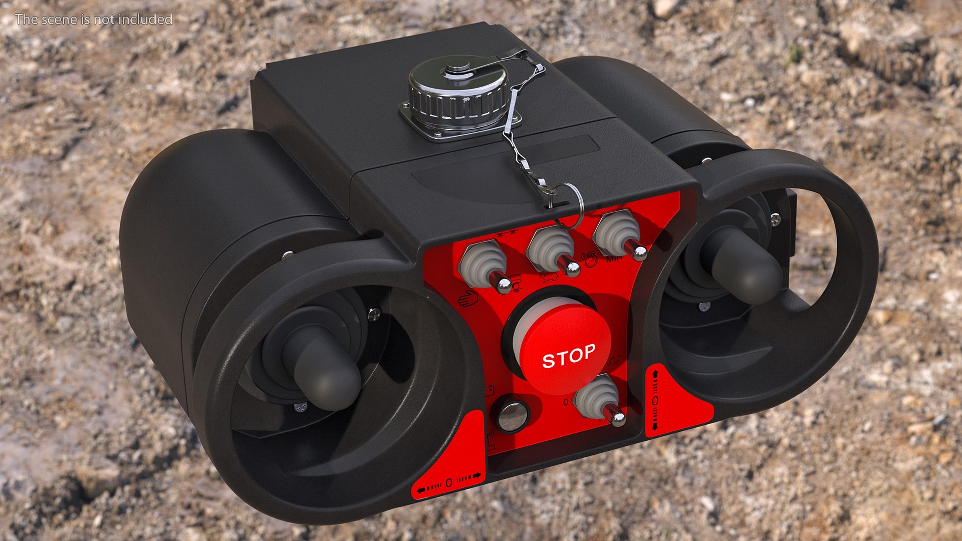 Remote Control Trench Roller 3D - TurboSquid 1727874