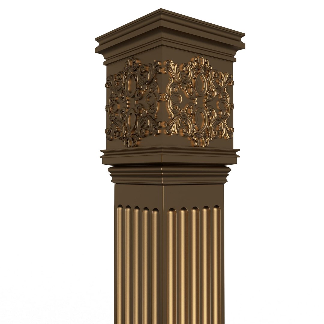 3D Column Capital 1303 - TurboSquid 2173660