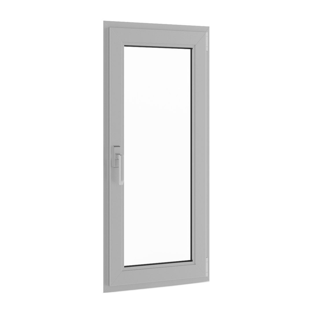 3d model openable metal window 620mm