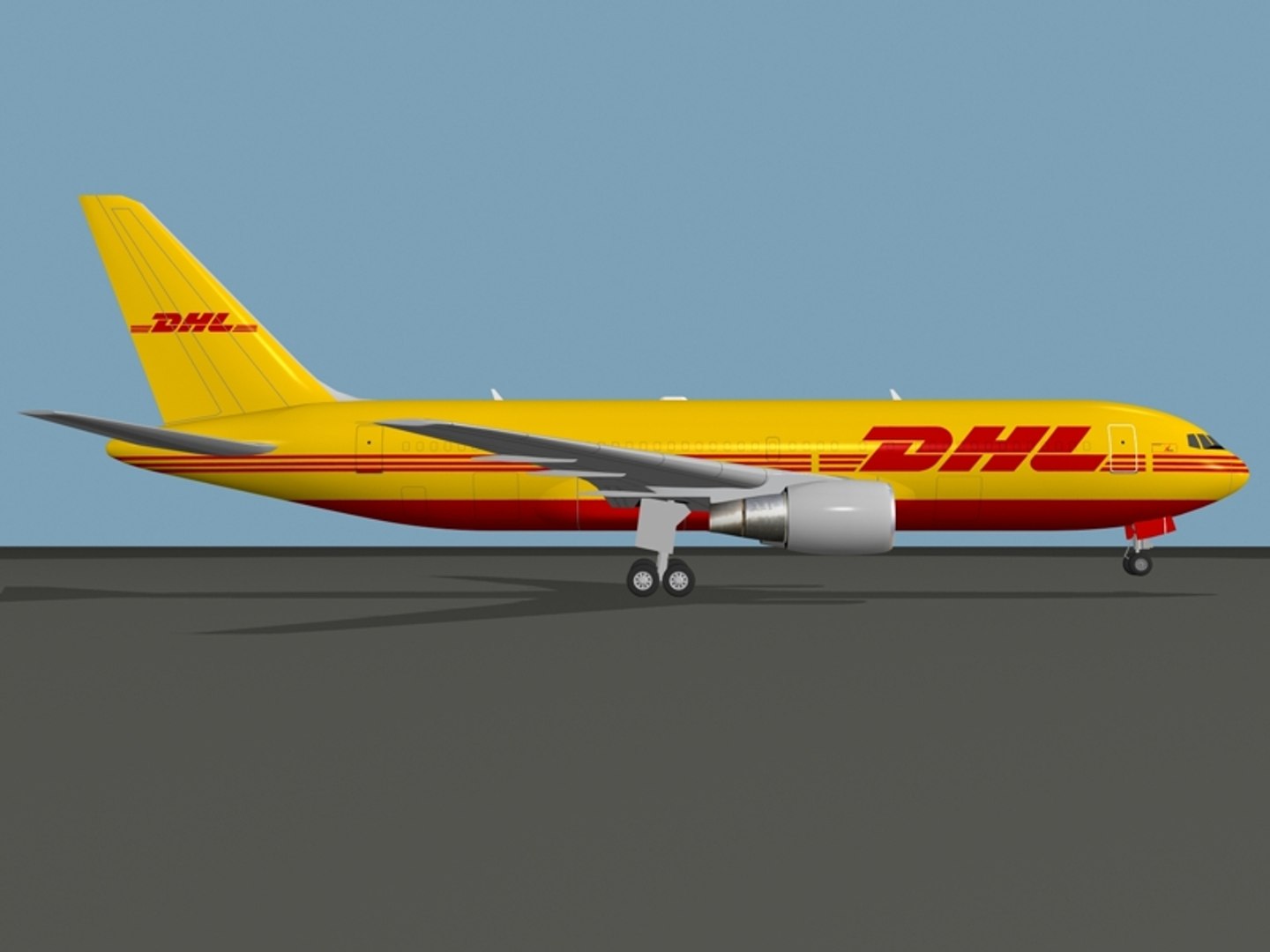 3d Freighter Aircraft Boeing 767-200