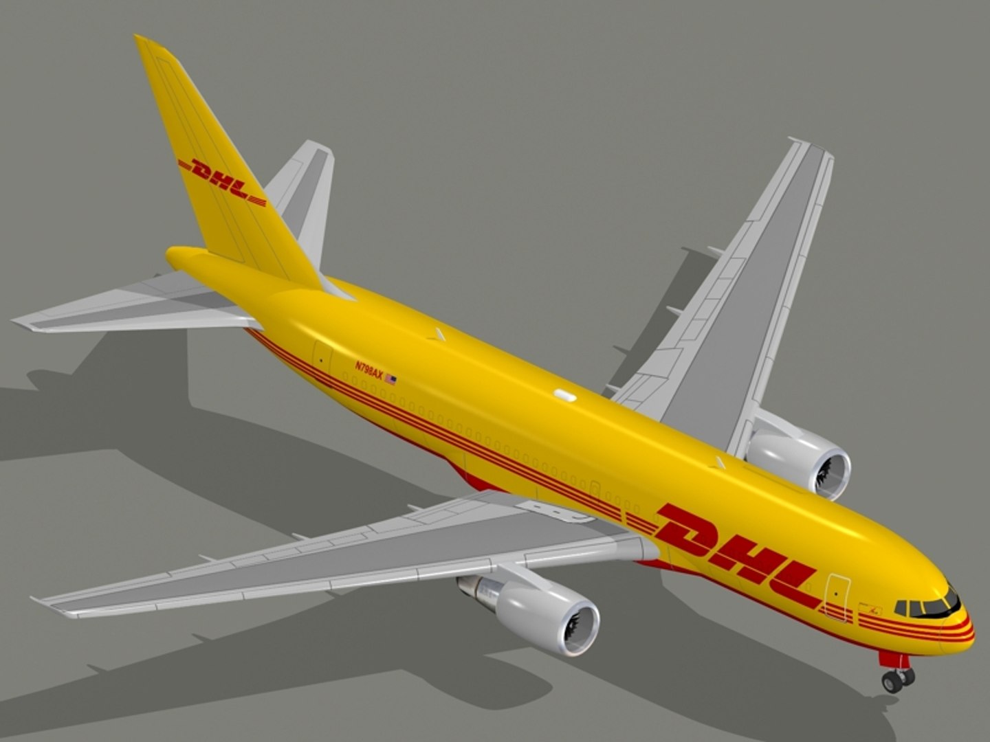 3d Freighter Aircraft Boeing 767-200