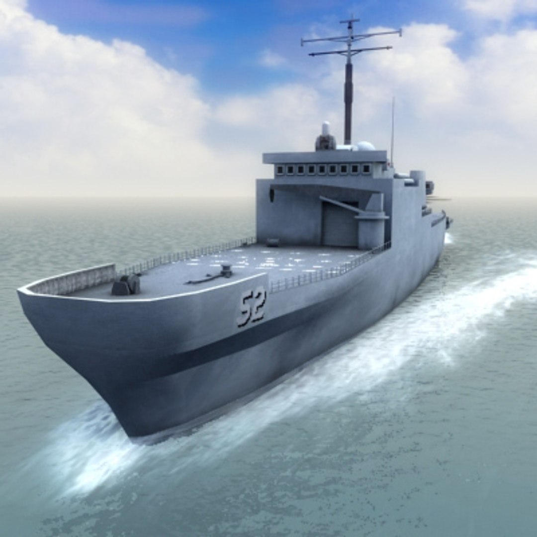 3ds Max Hmas Kanimbla Ship
