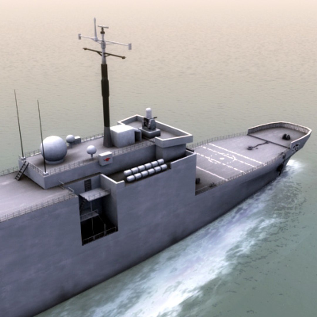 3ds Max Hmas Kanimbla Ship