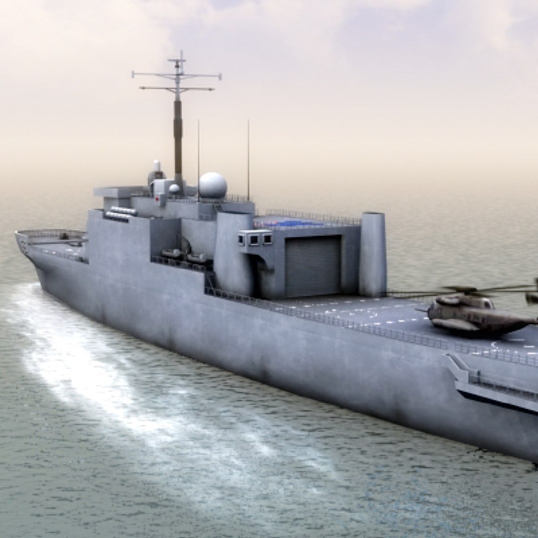 3ds Max Hmas Kanimbla Ship