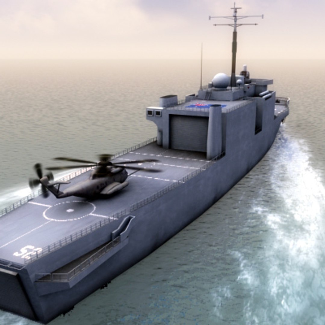3ds Max Hmas Kanimbla Ship