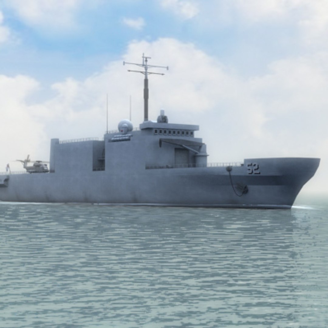 3ds Max Hmas Kanimbla Ship