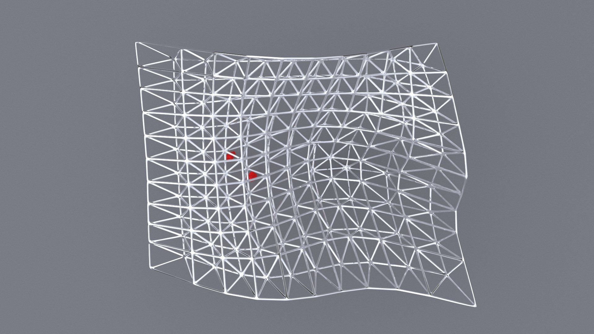 Parametric Steel Frame Canopy 02 Model - TurboSquid 2412468