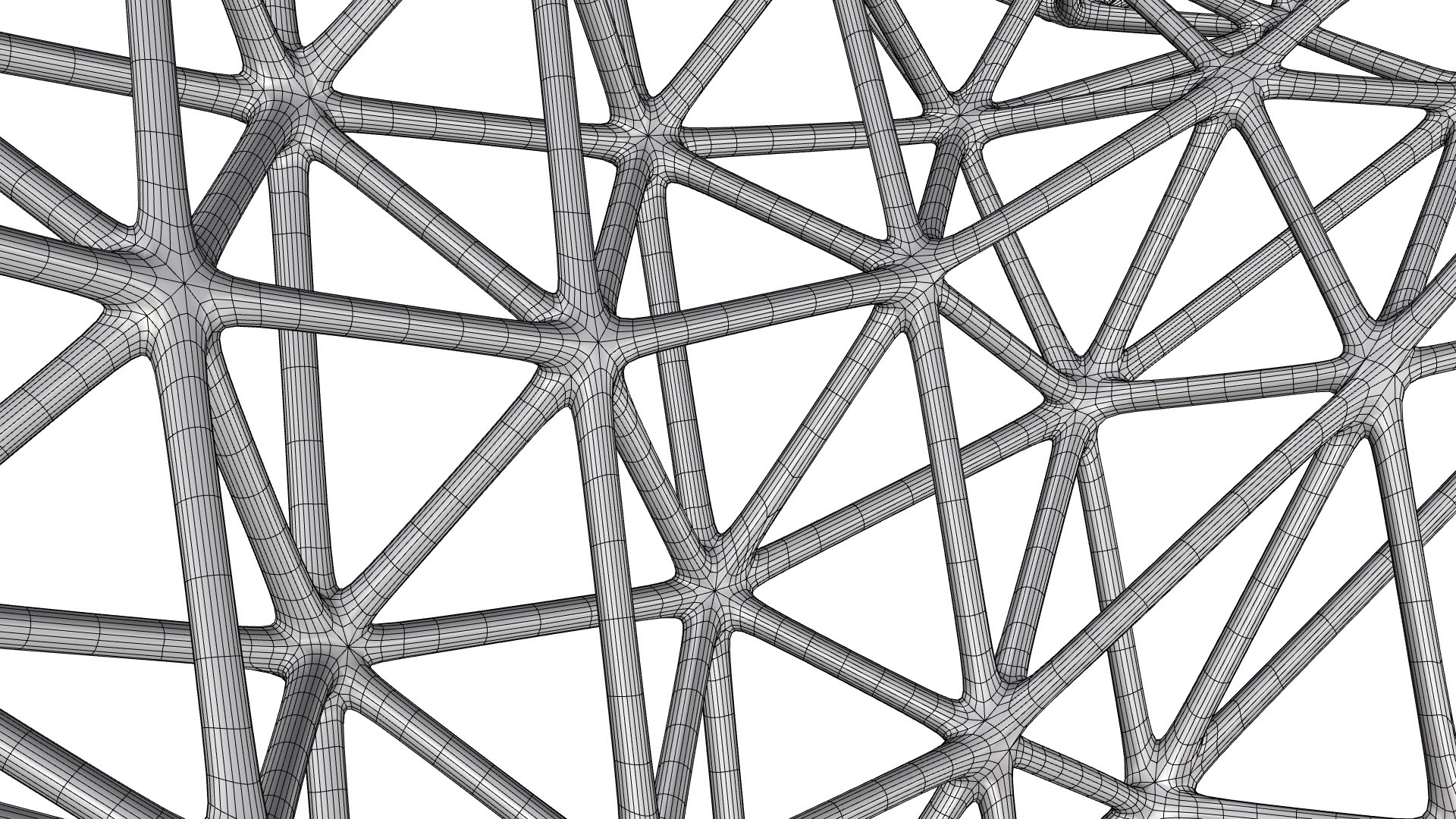 Parametric Steel Frame Canopy 02 Model - TurboSquid 2412468