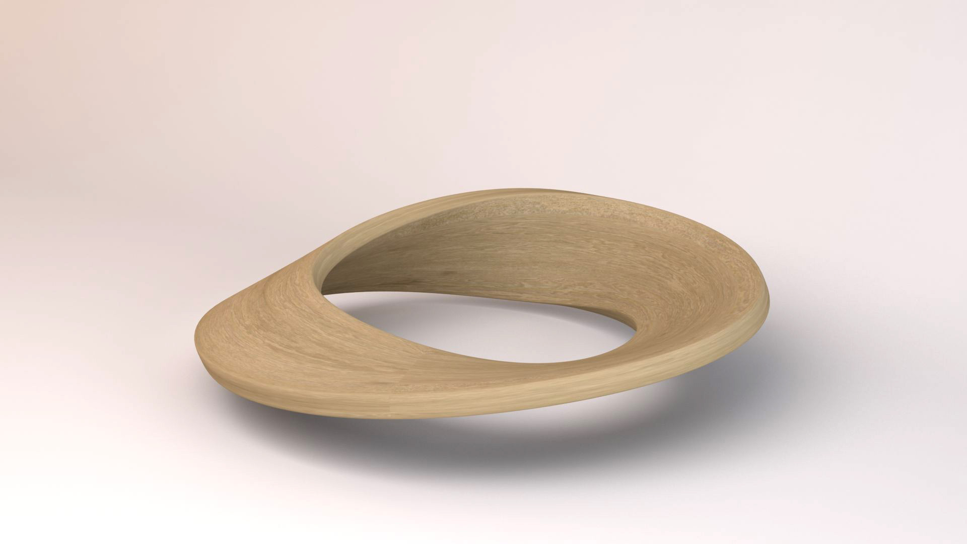 Mobius strip wood 3D model - TurboSquid 1660679