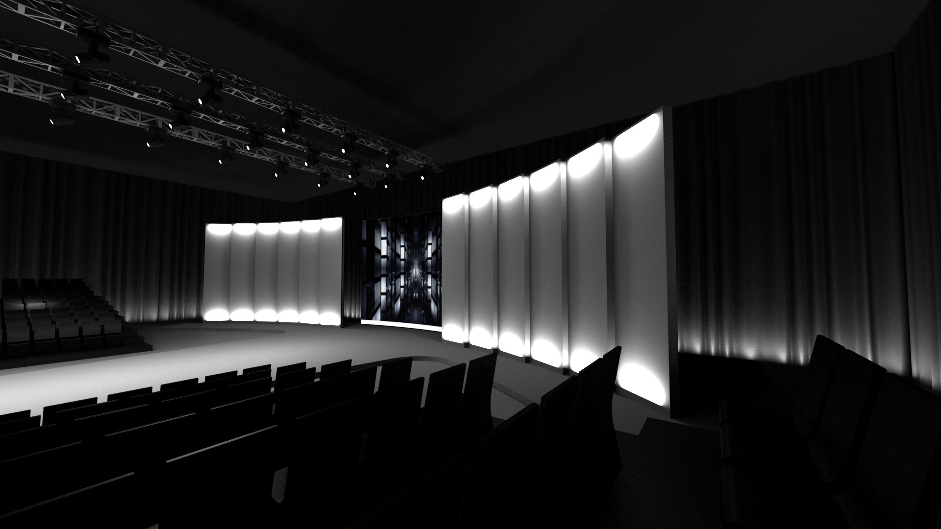 3D Catwalk Stage Model - TurboSquid 1995361