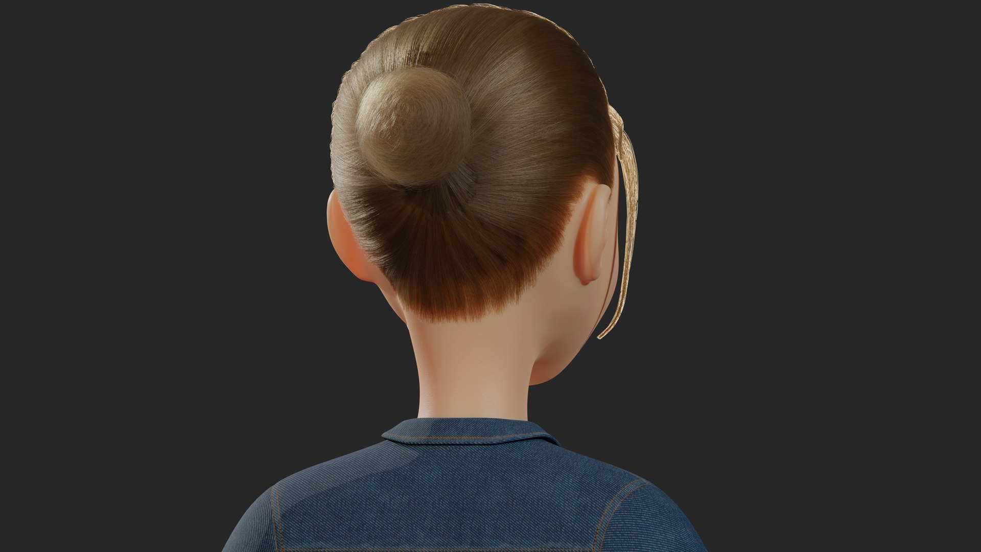 White Female Cartoon Character Michelle 3D Model - TurboSquid 2111905