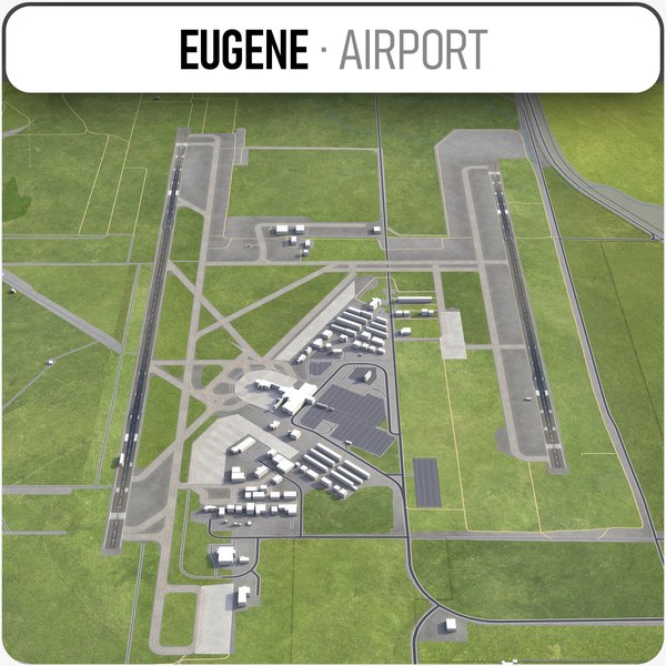 modelo 3d Aeropuerto de Eugene - EUG - TurboSquid 1554504