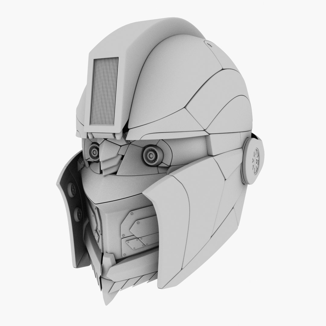 3d Model Robot Head D