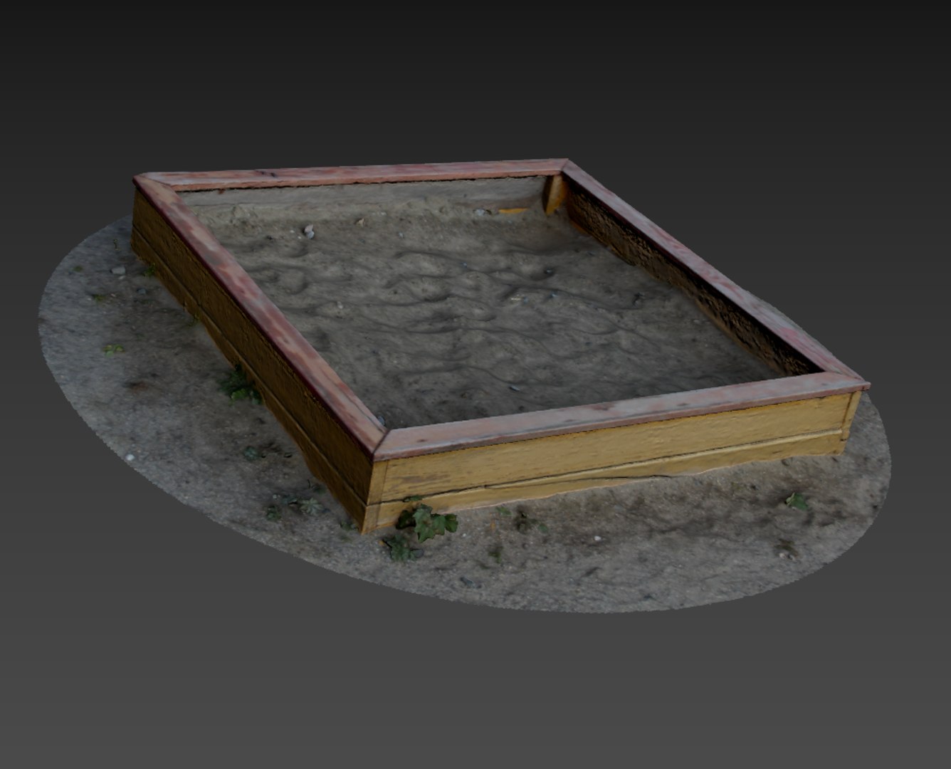 3D ultra realistic children sandbox model - TurboSquid 1336781