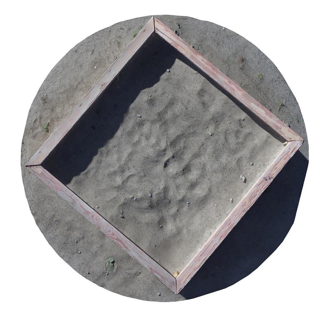 3D ultra realistic children sandbox model - TurboSquid 1336781