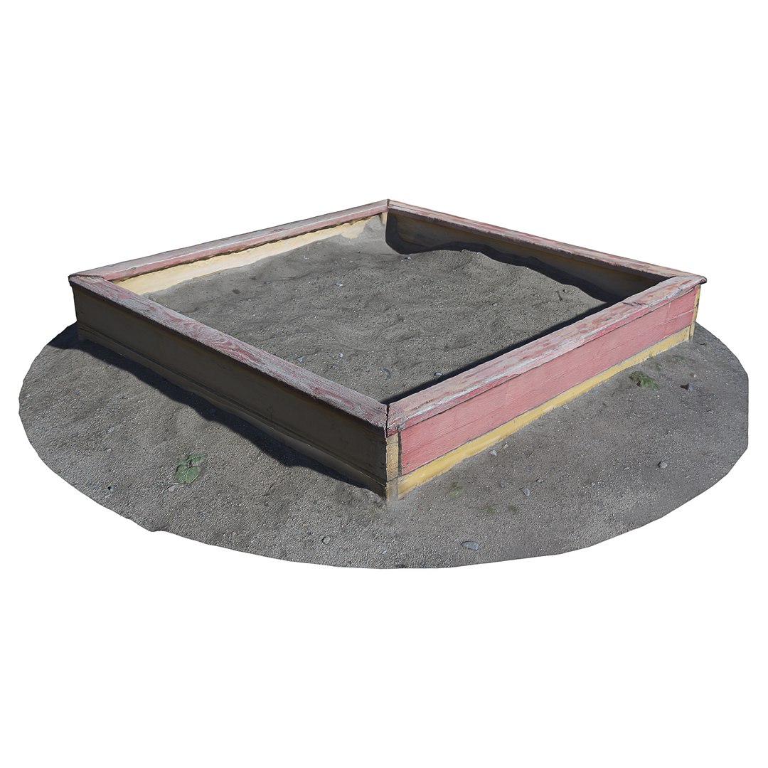 3D ultra realistic children sandbox model - TurboSquid 1336781