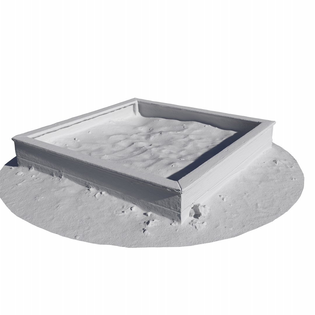3D ultra realistic children sandbox model - TurboSquid 1336781