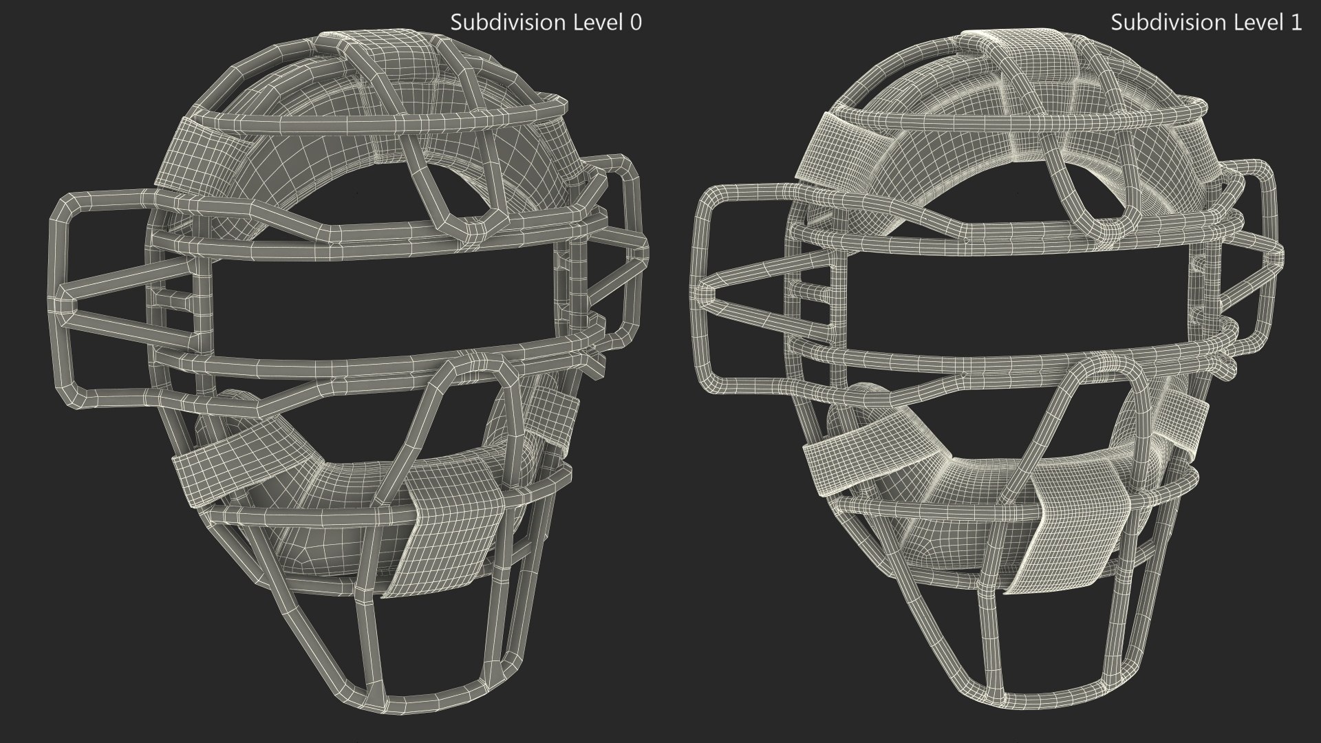 Baseball Catchers Mask 3D Model - TurboSquid 2228924