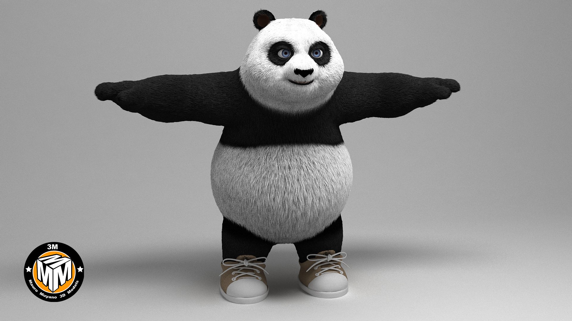 Panda 3D Model - TurboSquid 1272218