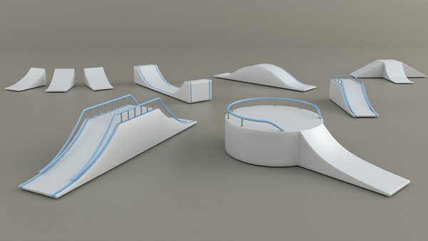 3D модель Cartoon Skatepark - TurboSquid 2053009