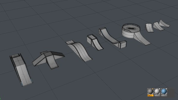 modelo 3d Parque de patinaje de dibujos animados - TurboSquid 2053009