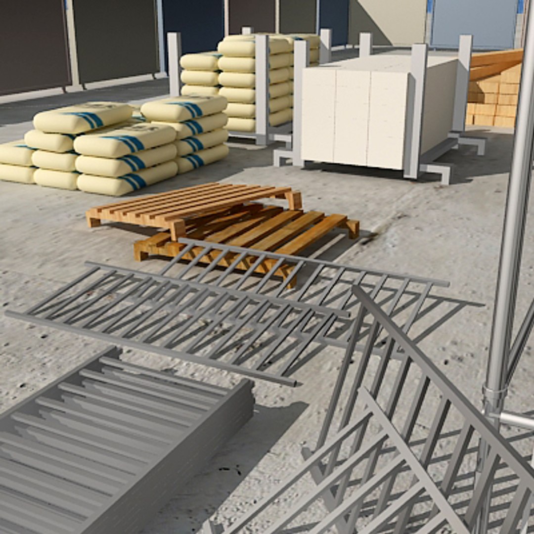 3d Construction Area Model