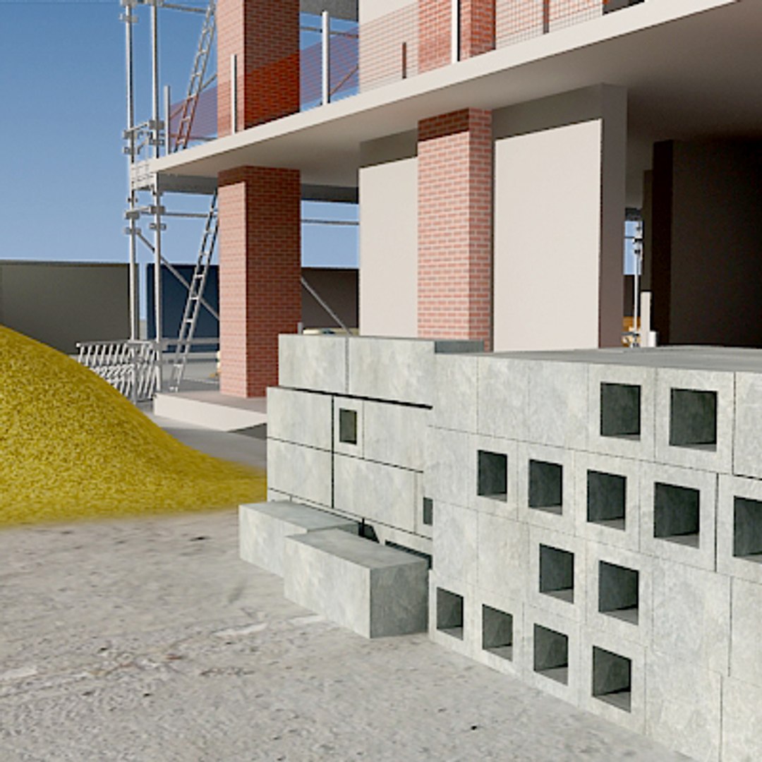 3d Construction Area Model