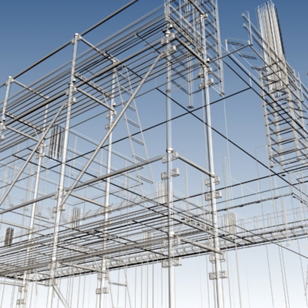 3d construction area model